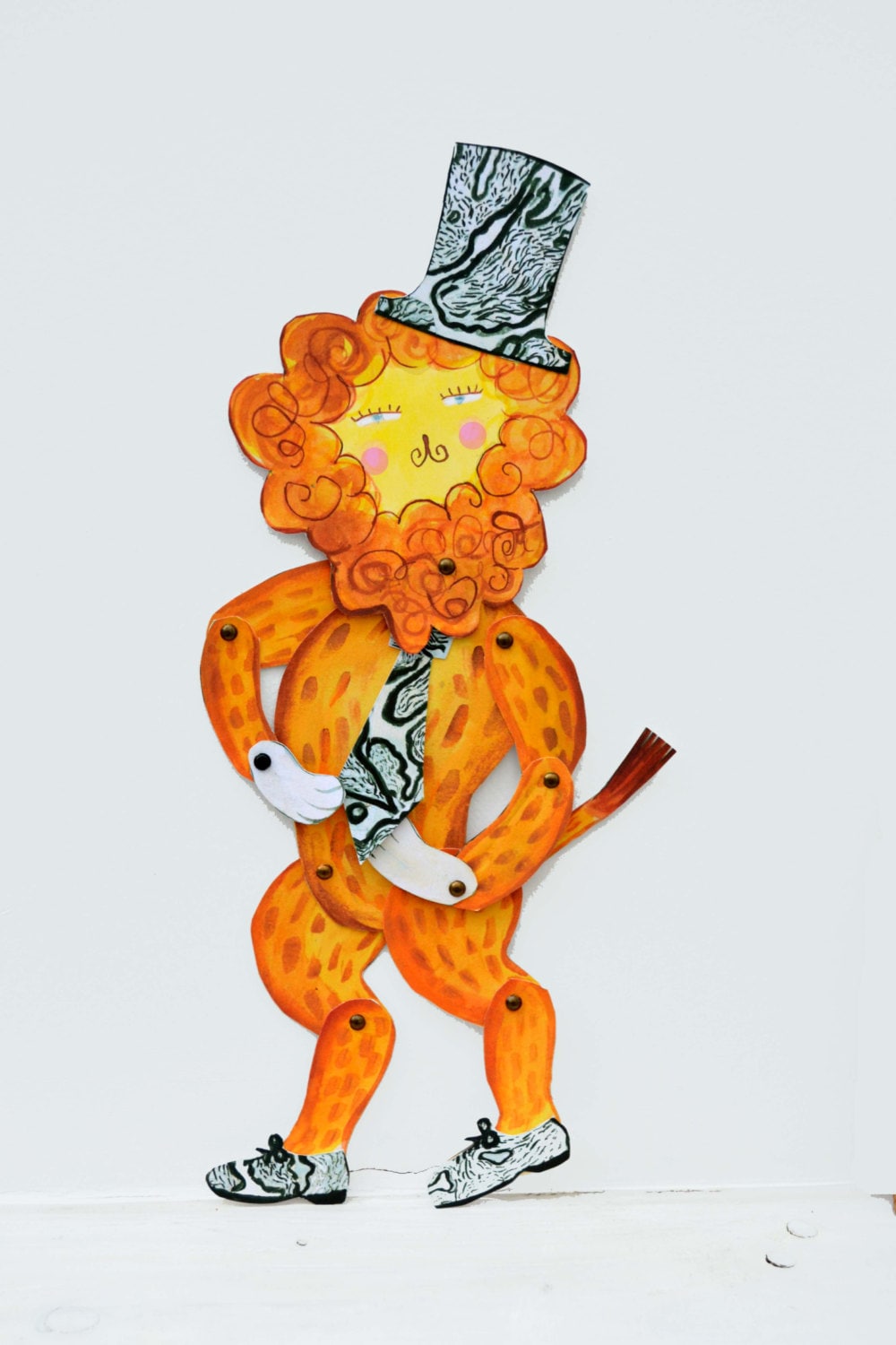 Circus Lion Puppet Kit - Etsy