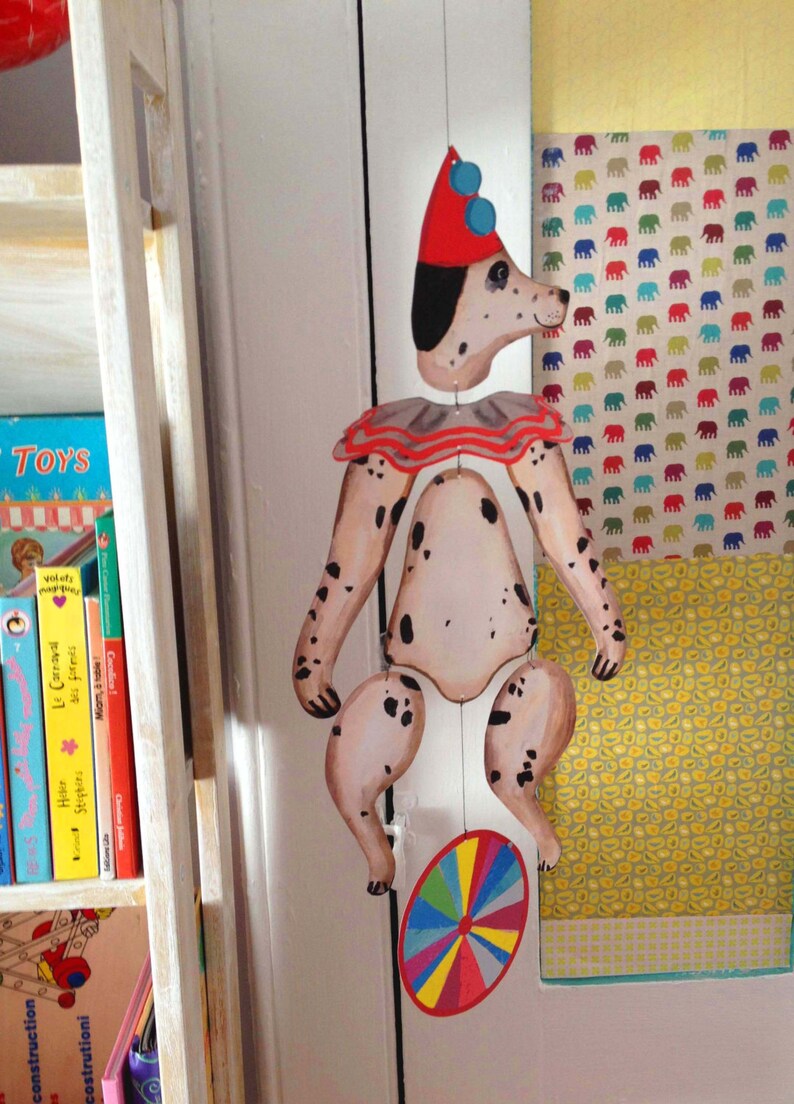 Circus Dog Nursery Mobile - Etsy