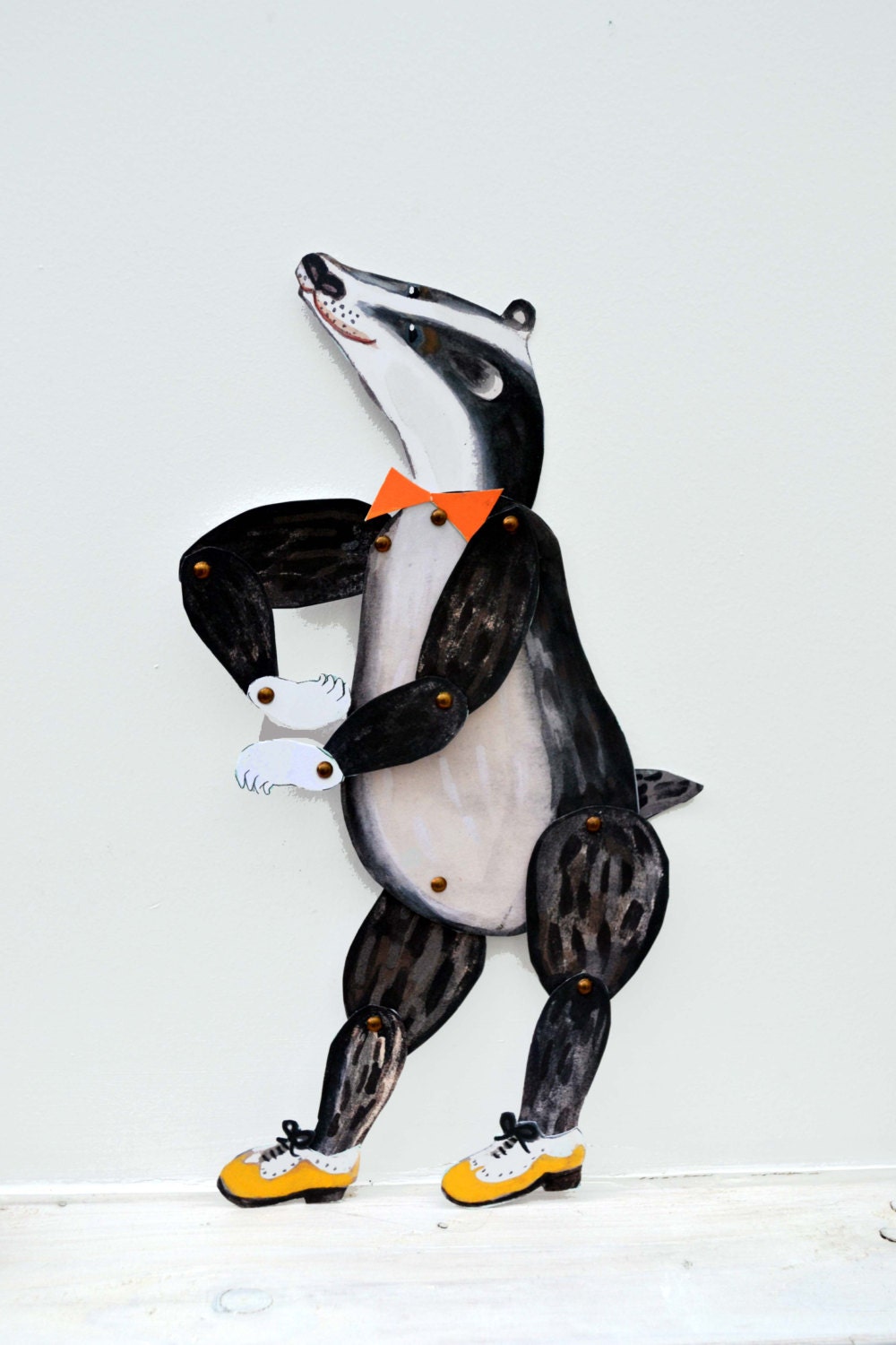 The Articulated Badger Puppet Kit - Etsy