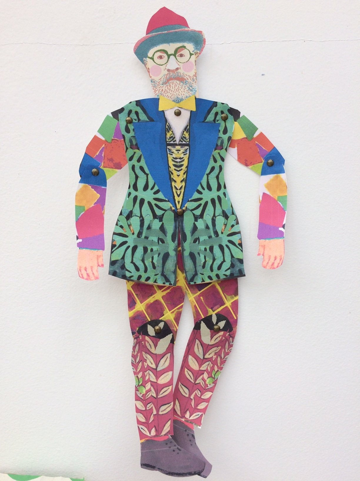 Henri Matisse Cut Out and Make Puppet - Etsy