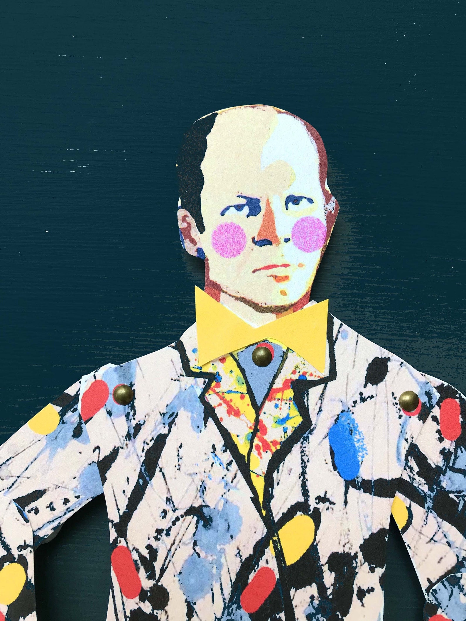 Jackson Pollock Cut and Make Puppet - Etsy