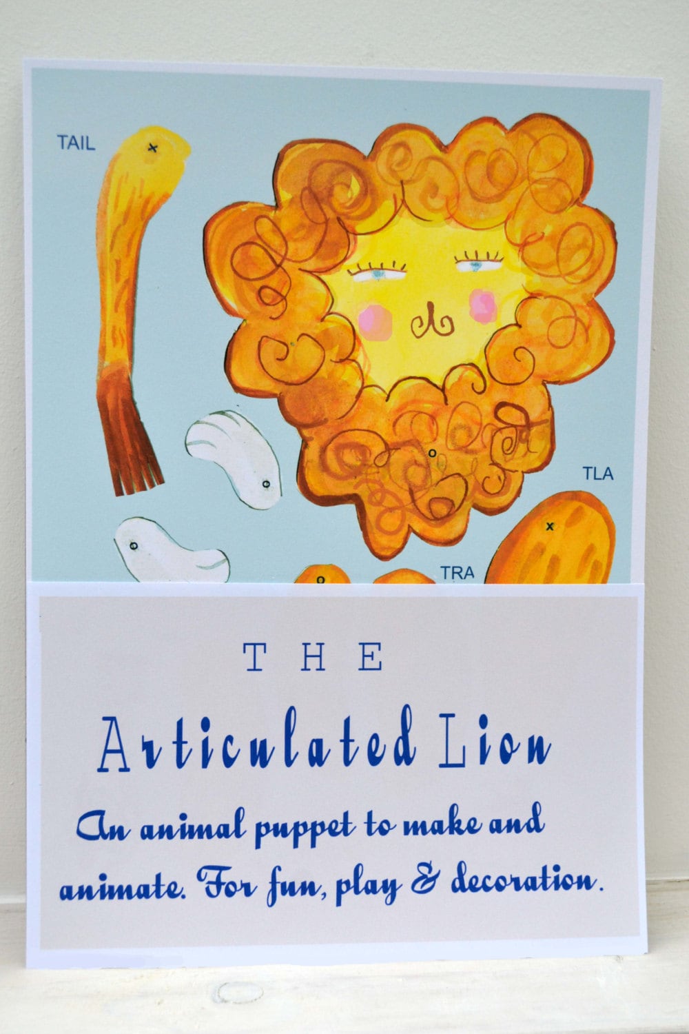 Circus Lion Puppet Kit - Etsy UK