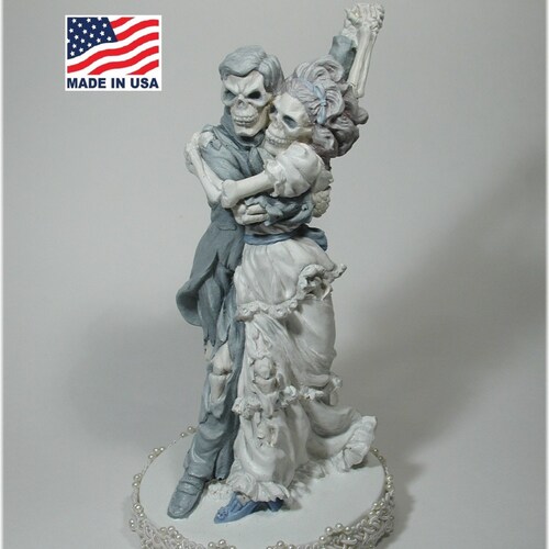 Joyful Embrace Vampires Bride and Groom Wedding Cake Topper - Etsy