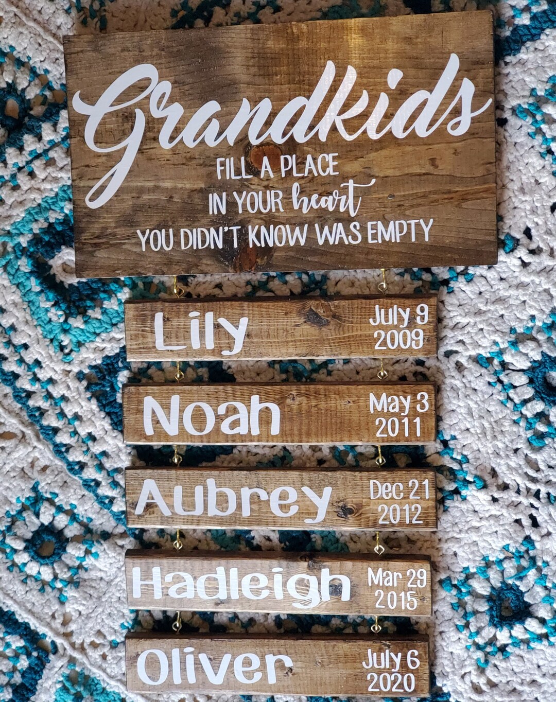 Grandkids Sign - Etsy