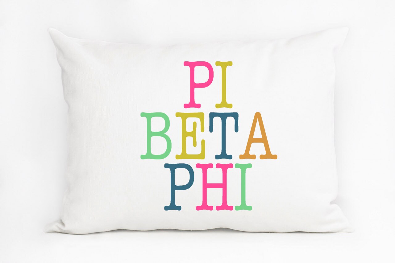 Pi Beta Phi Cosmetic Bag or Pillow Pi Phi Gift Bid Day - Etsy