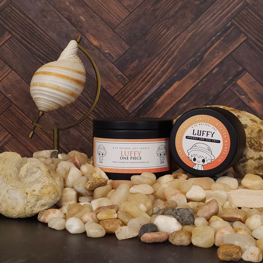 Luffy One Piece Anime Soy Candle 8oz & 4oz - Etsy
