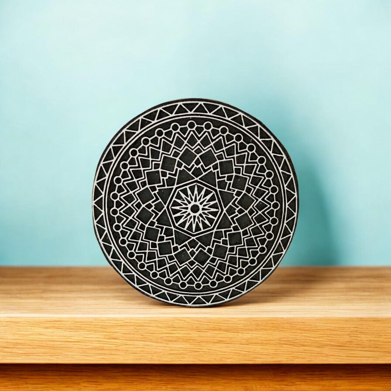 Mandala 02, Mandala Pottery Stamp Ceramic Mould Scrapbooking Tjap Batik ...