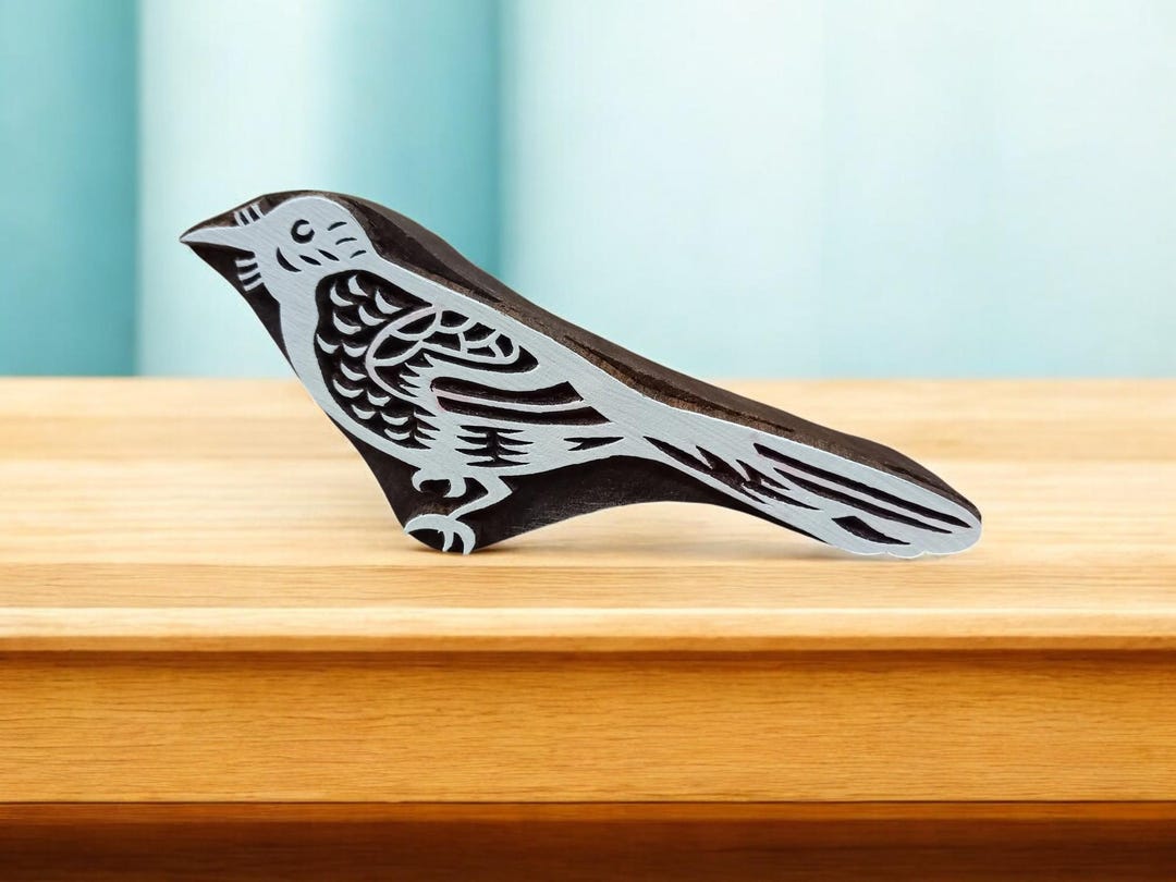 Magpie Bird ,pottery Stamp Ceramic Mold Scrapbooking Tjap Batik ...