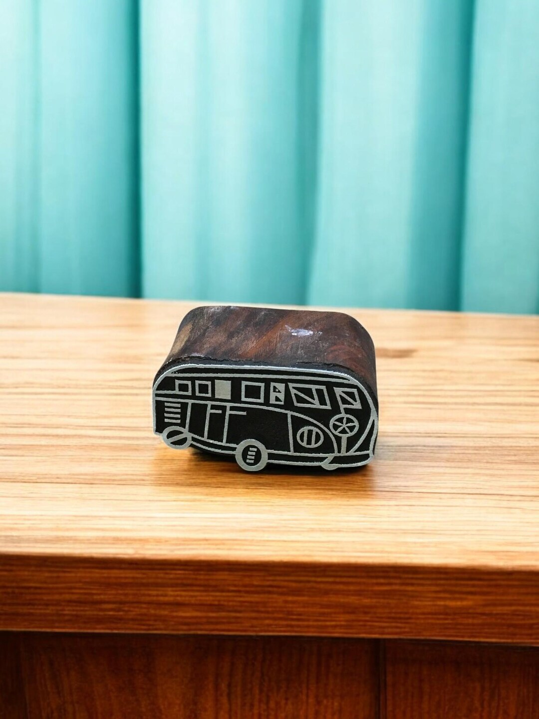 Camper Van Printing Block – Hand Carved Indian Wood Stamp - Etsy