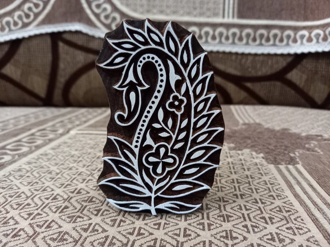 An Elegant Paisley pottery Stamp Ceramic Mold Scrapbooking - Etsy
