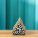 Celtic Triangle, Hand Carved Indian Wood Printing Block; Textile Stamp ...