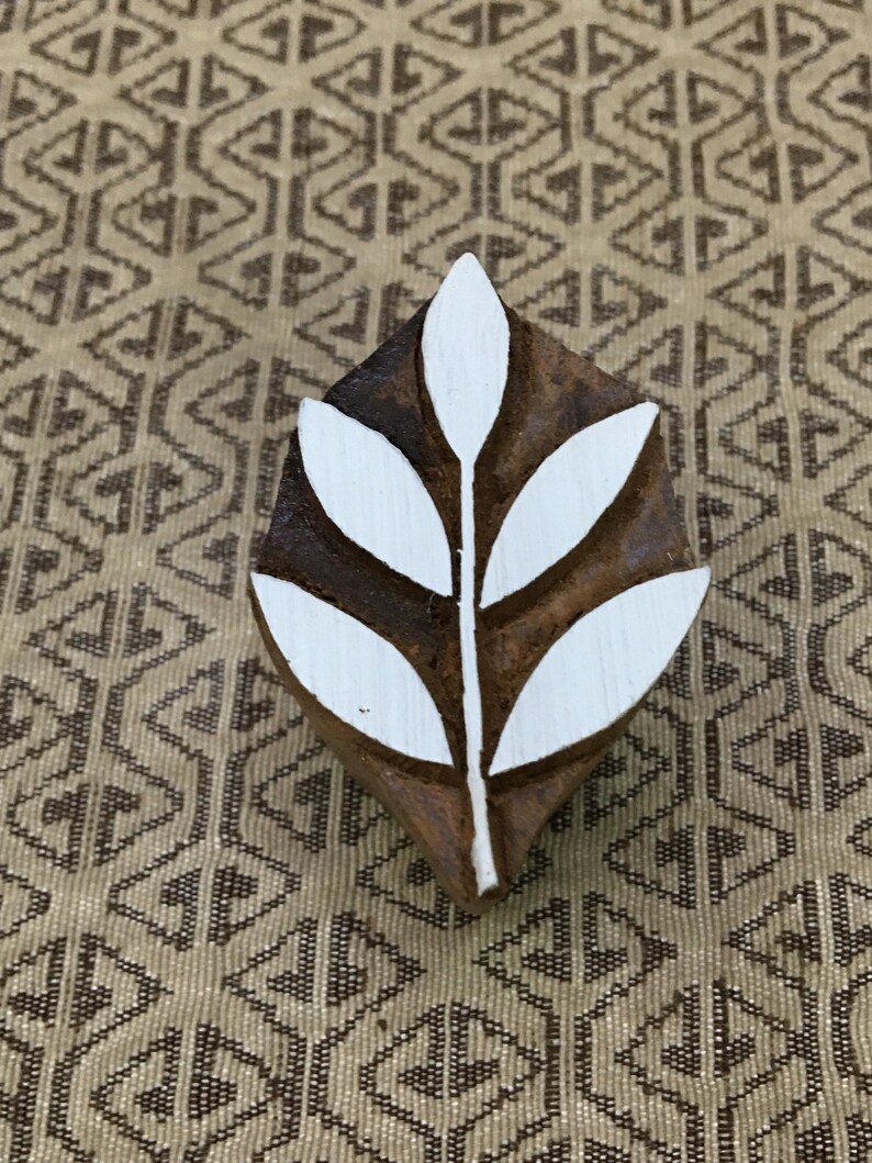 Nature's Grace: Indian Wooden Printing Block Exquisite - Etsy
