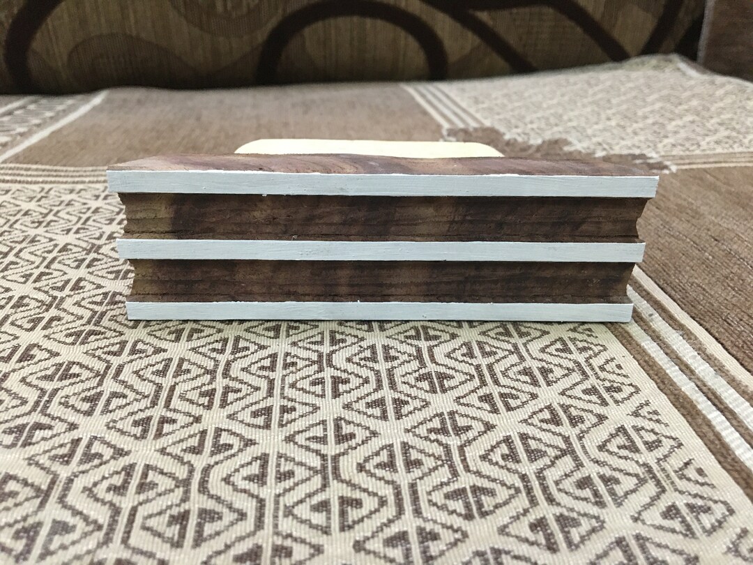 Triple Stripe Border ,hand Carved Indian Wood Printing Block; Textile ...