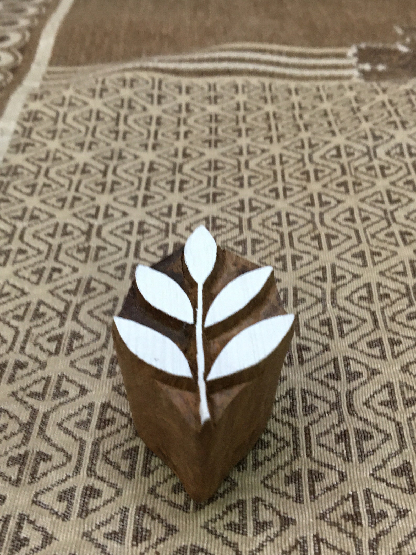 Nature's Grace: Indian Wooden Printing Block Exquisite - Etsy
