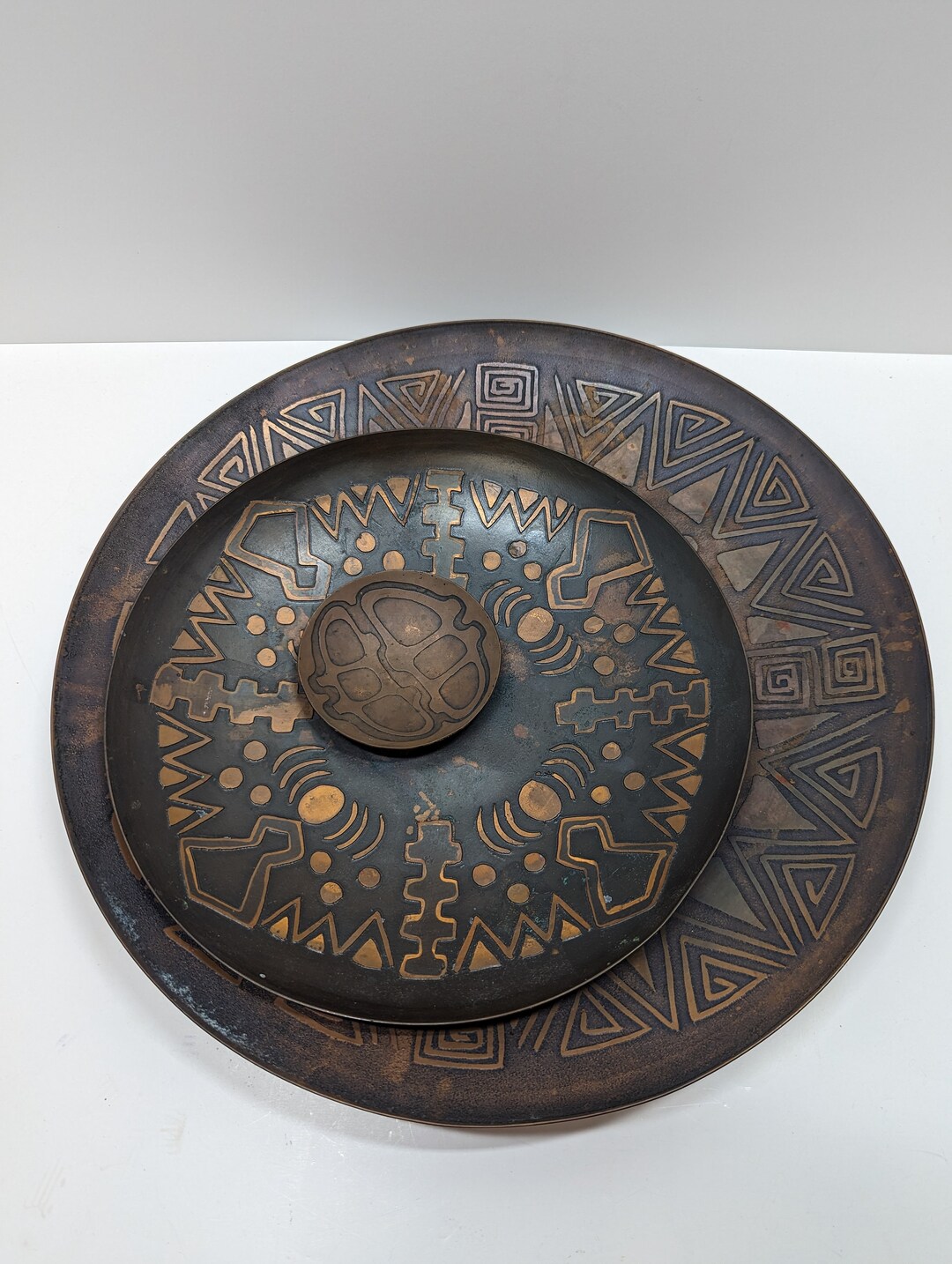Hecho a Mano Hand Worked in Chile African Navajo Eclectic Copper ...