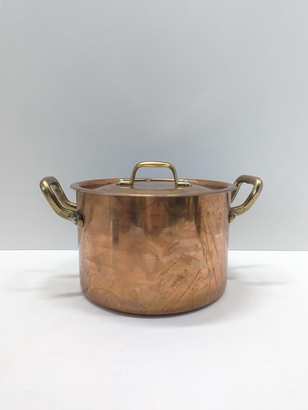 Centuria Baumlin France Copper Cookware Mini Stock Sauce Pot 7 X 5 With ...