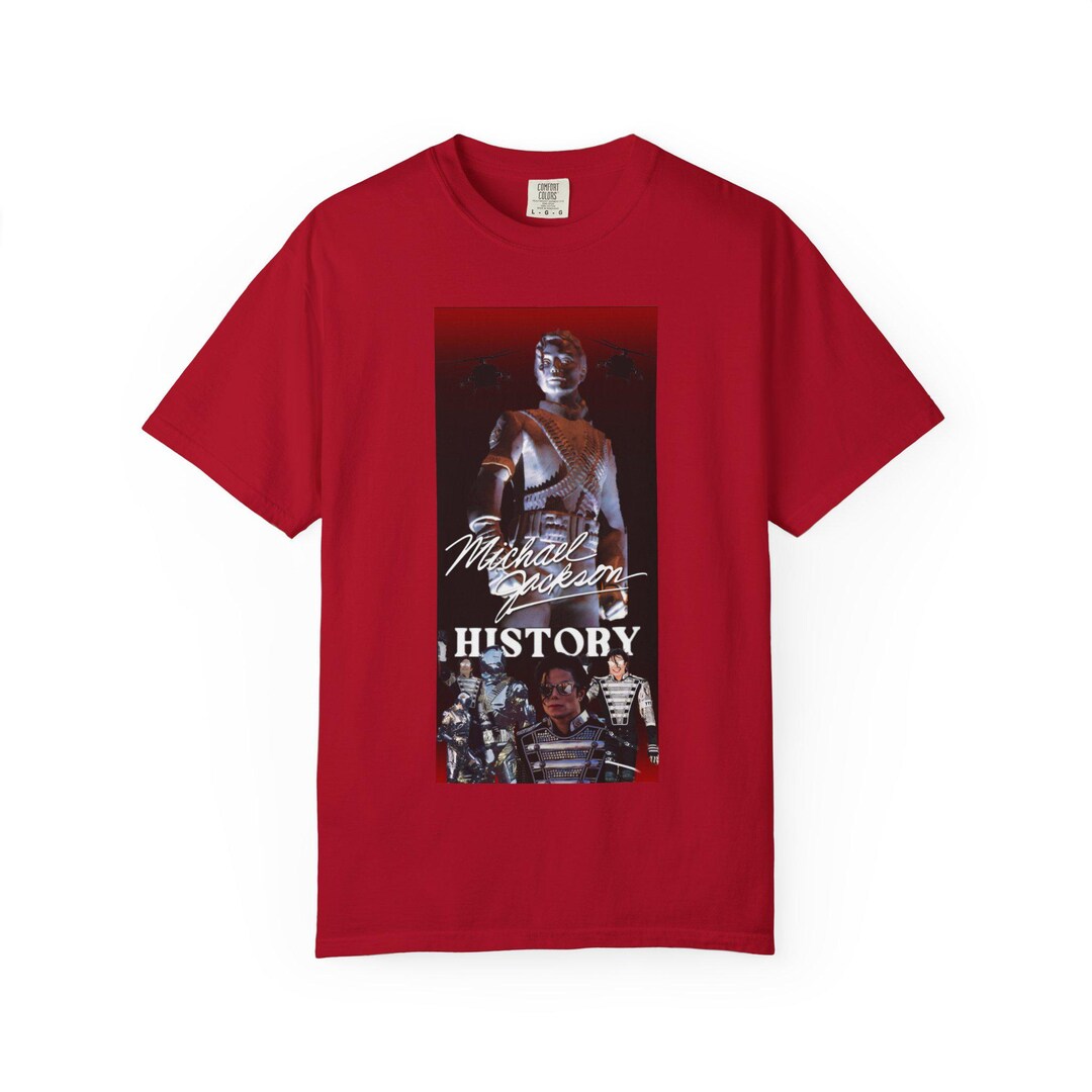 Michael Jackson History Design T-shirt | MJ Statue Collage - Etsy