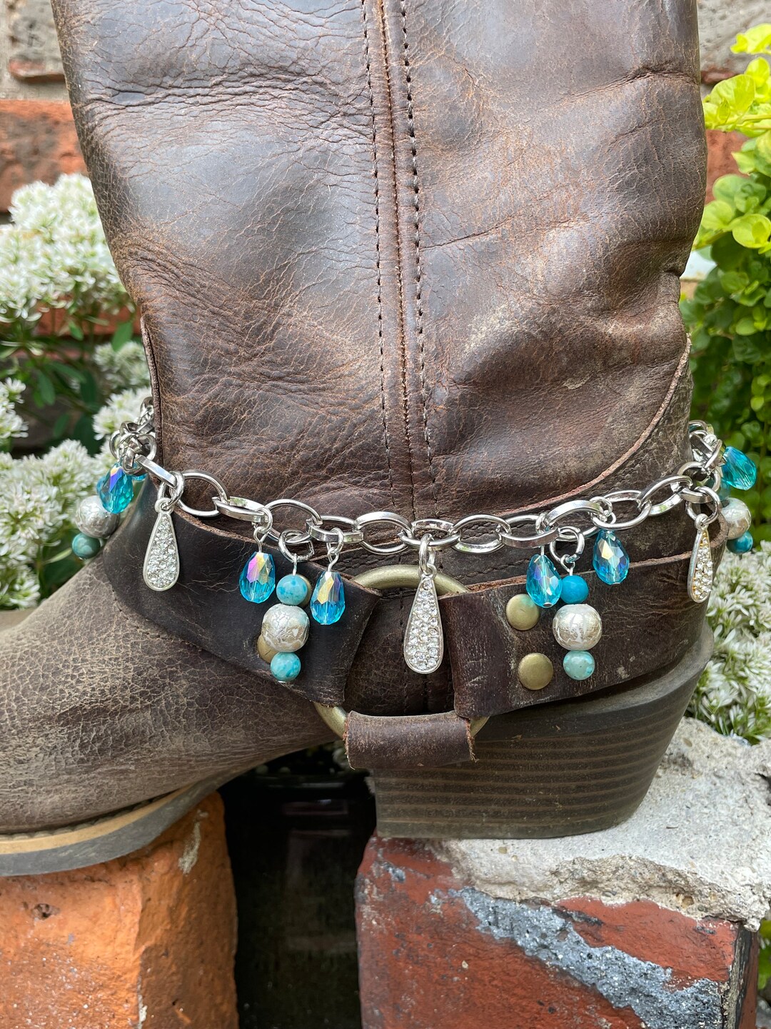 Western Boot Jewelry Boot Bling Ankle Bracelet Boot Bracelet Cowgirl ...