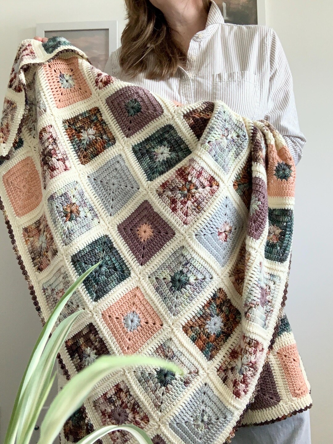 CROCHET PATTERN & VIDEO | Aurelia Granny Square Blanket X First Light ...
