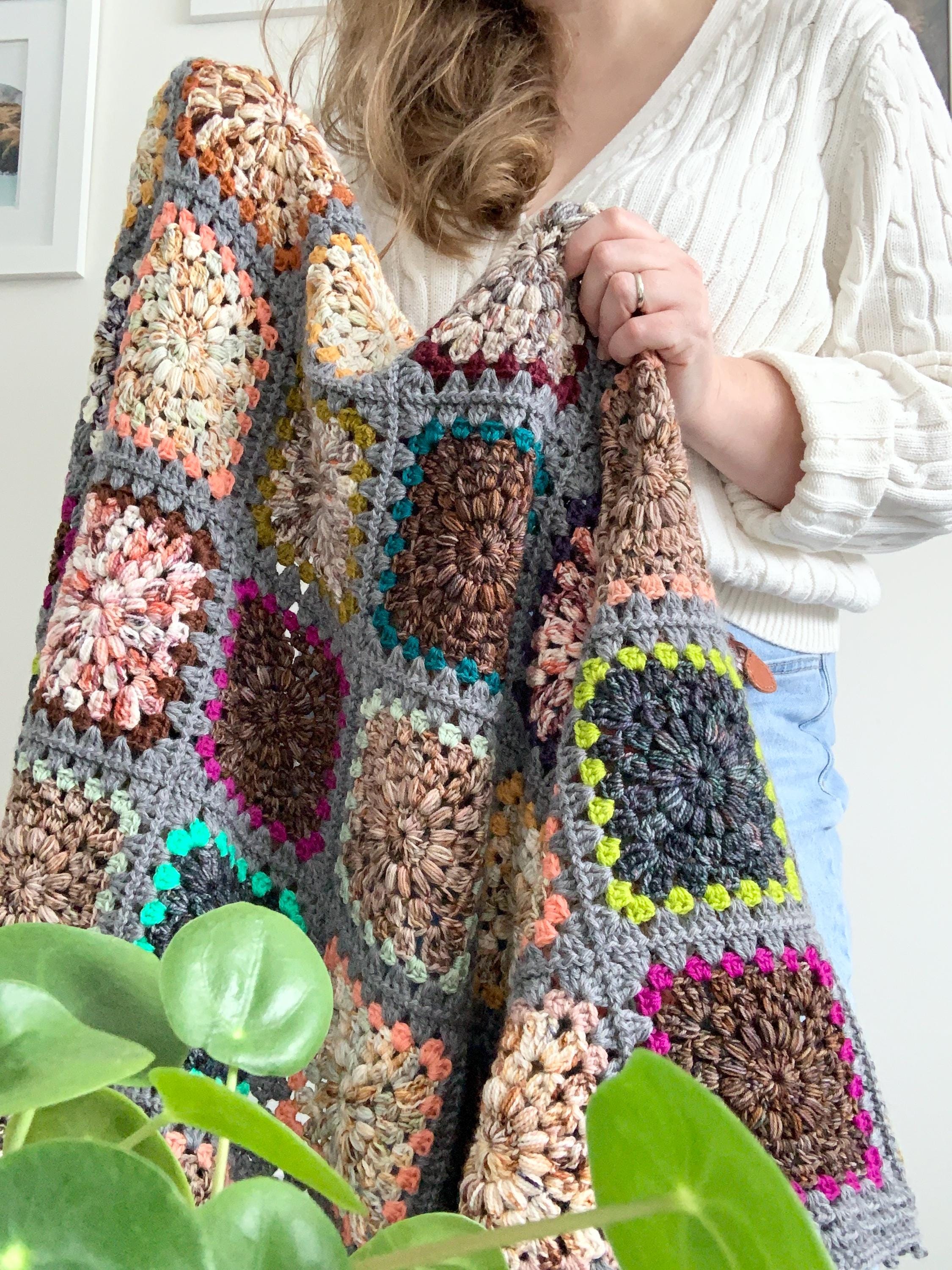 CROCHET PATTERN & VIDEO | Sock Set Stash Buster Hygge Burst Blanket ...
