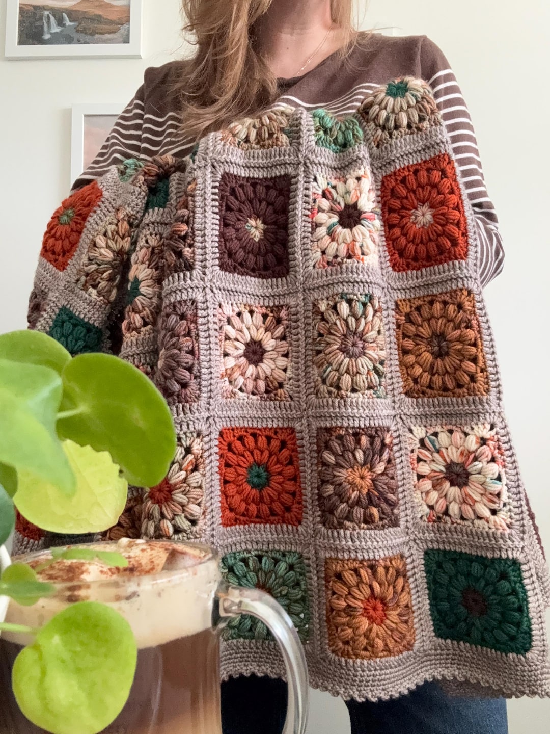 CROCHET PATTERN & VIDEO | Freya Granny Square Blanket X Hue Loco Yarn ...