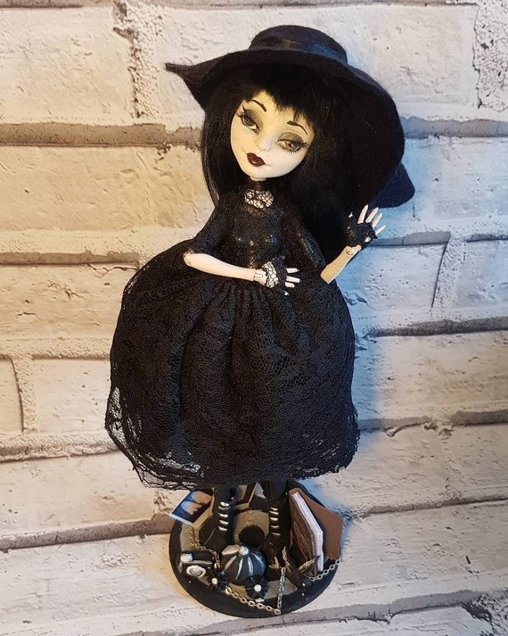 Ooak Monster High Doll Lydia Deetz Beetlejuice Tim Burton | Etsy