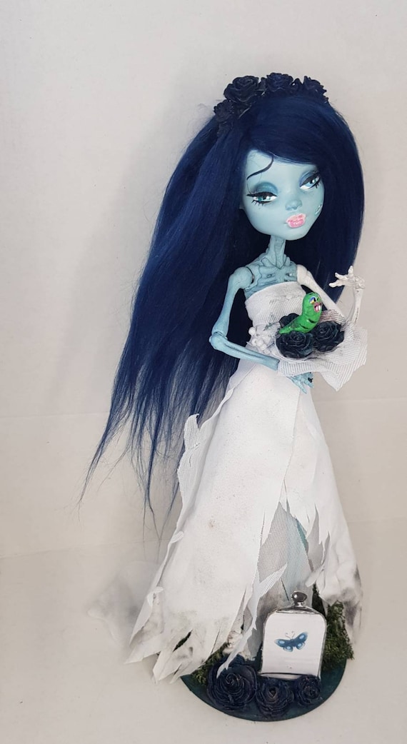 Ooak Monster High Doll Corpse Bride Repaint | Etsy