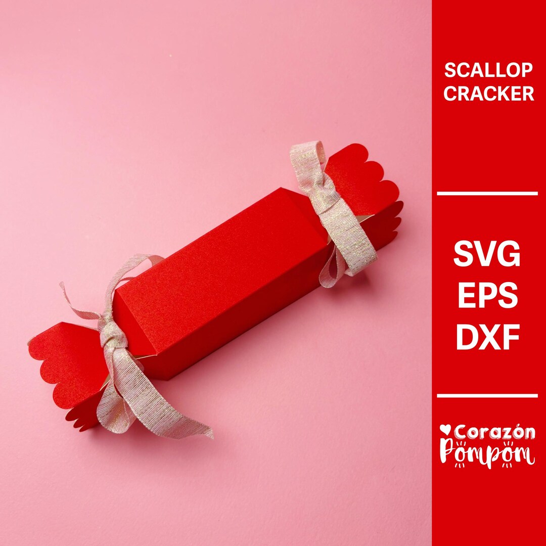Scallop Cracker Box SVG | Elegant Gift Box Template | DIY Cricut ...