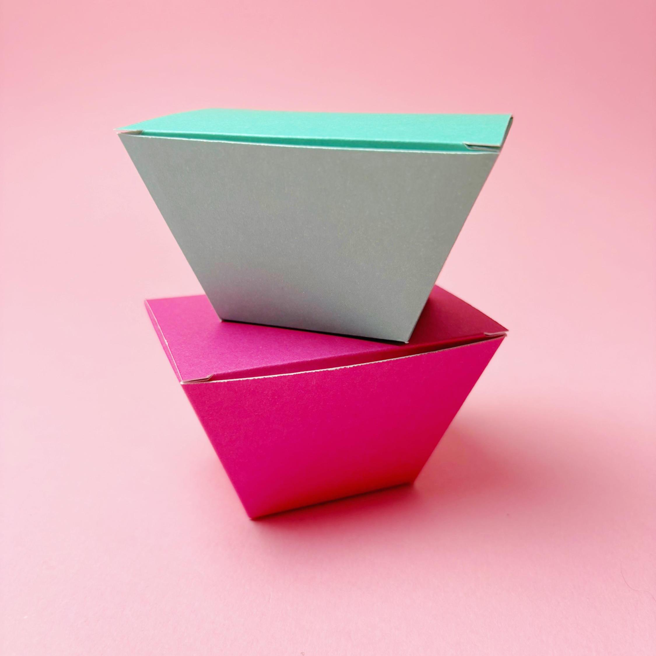 Trapeze Gift Box Template SVG | DIY 3D Gift Box for Cricut & Silhouette ...