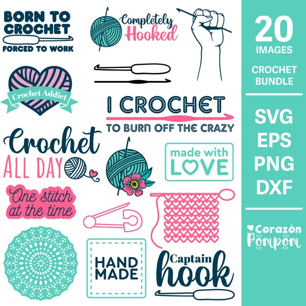 Crochet Svg - Etsy