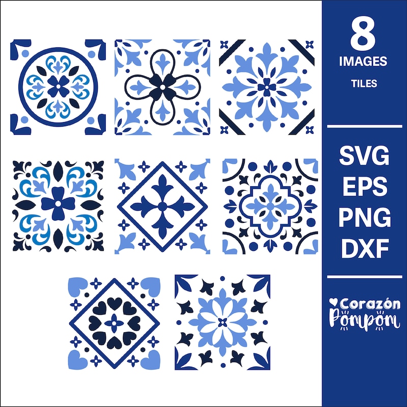 Tile Svg - Etsy