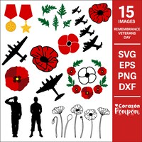 Poppy Flower SVG Pdf Png, Poppies SVG, Cricut Cut Files, Silhouette ...