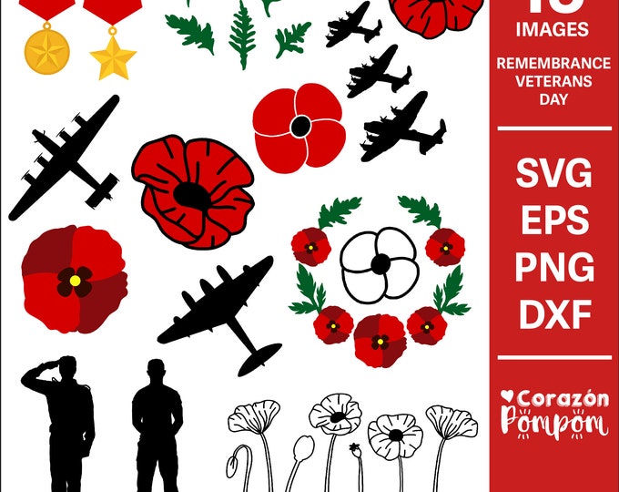 Poppy Flower SVG Pdf Png, Poppies SVG, Cricut Cut Files, Silhouette ...