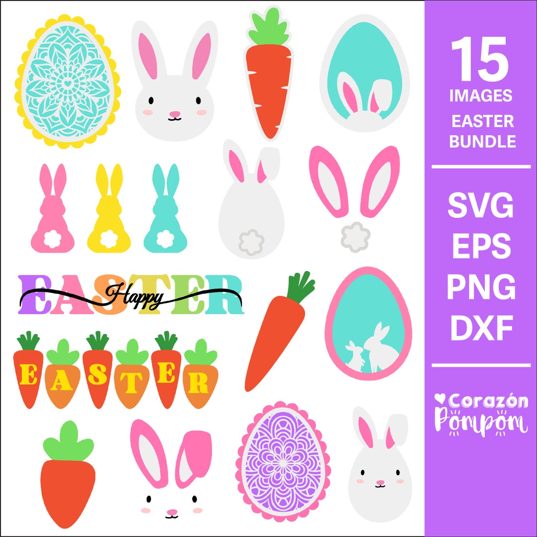 Easter SVG Collection for Cricut and Silhouette Crafts - Etsy