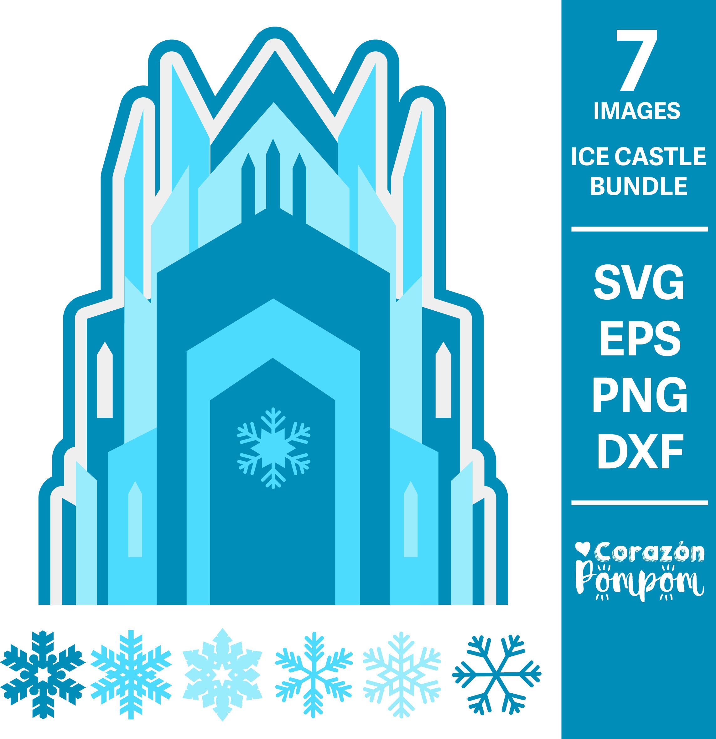 Ice Castle Frozen Clipart