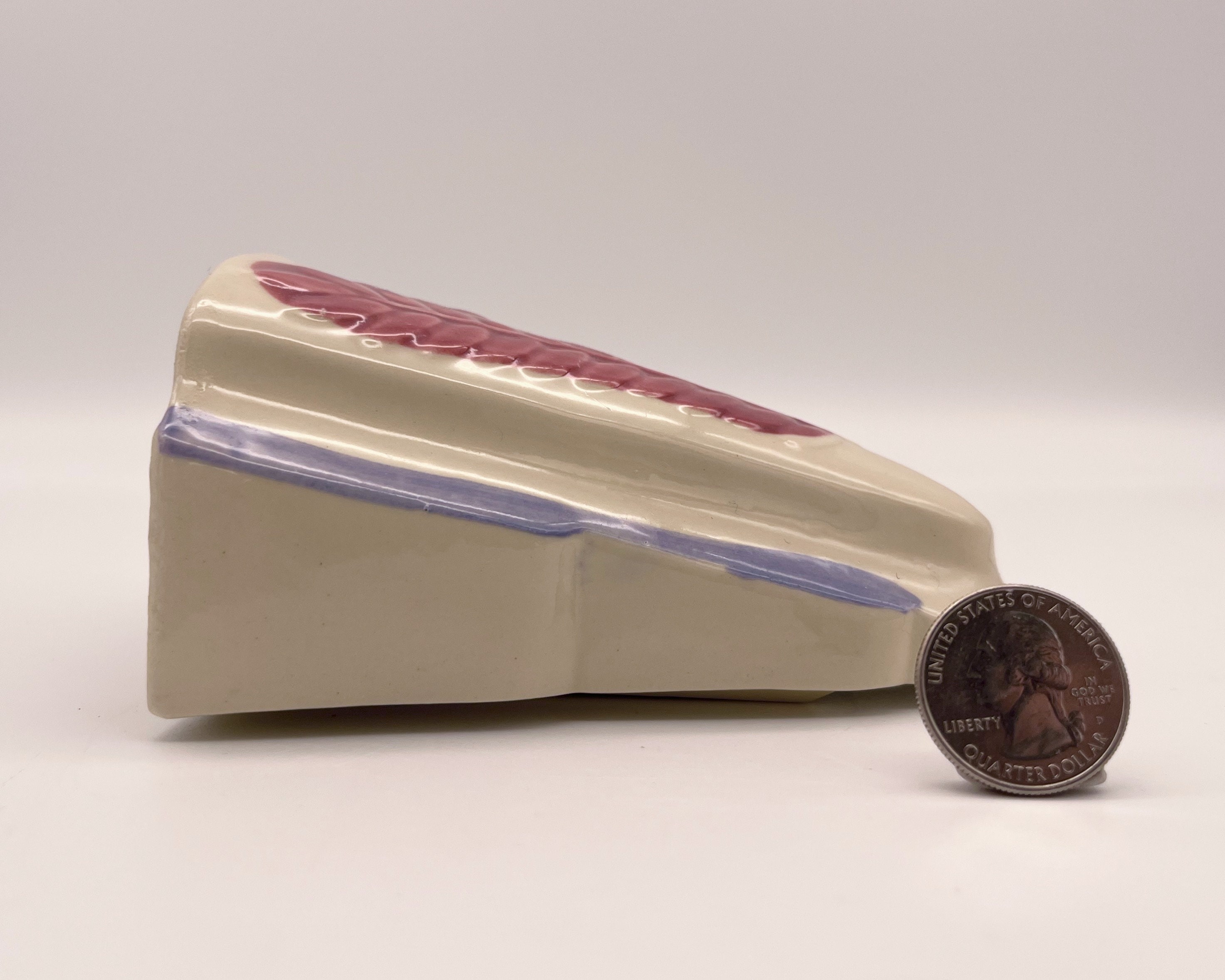 Vintage Chalkware Wall Pocket Vase / Ivory Pink and Purple - Etsy