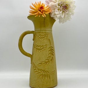 Vintage Born Polly Stoneware Pottery Pitcher Vase / Boulder Colorado ...