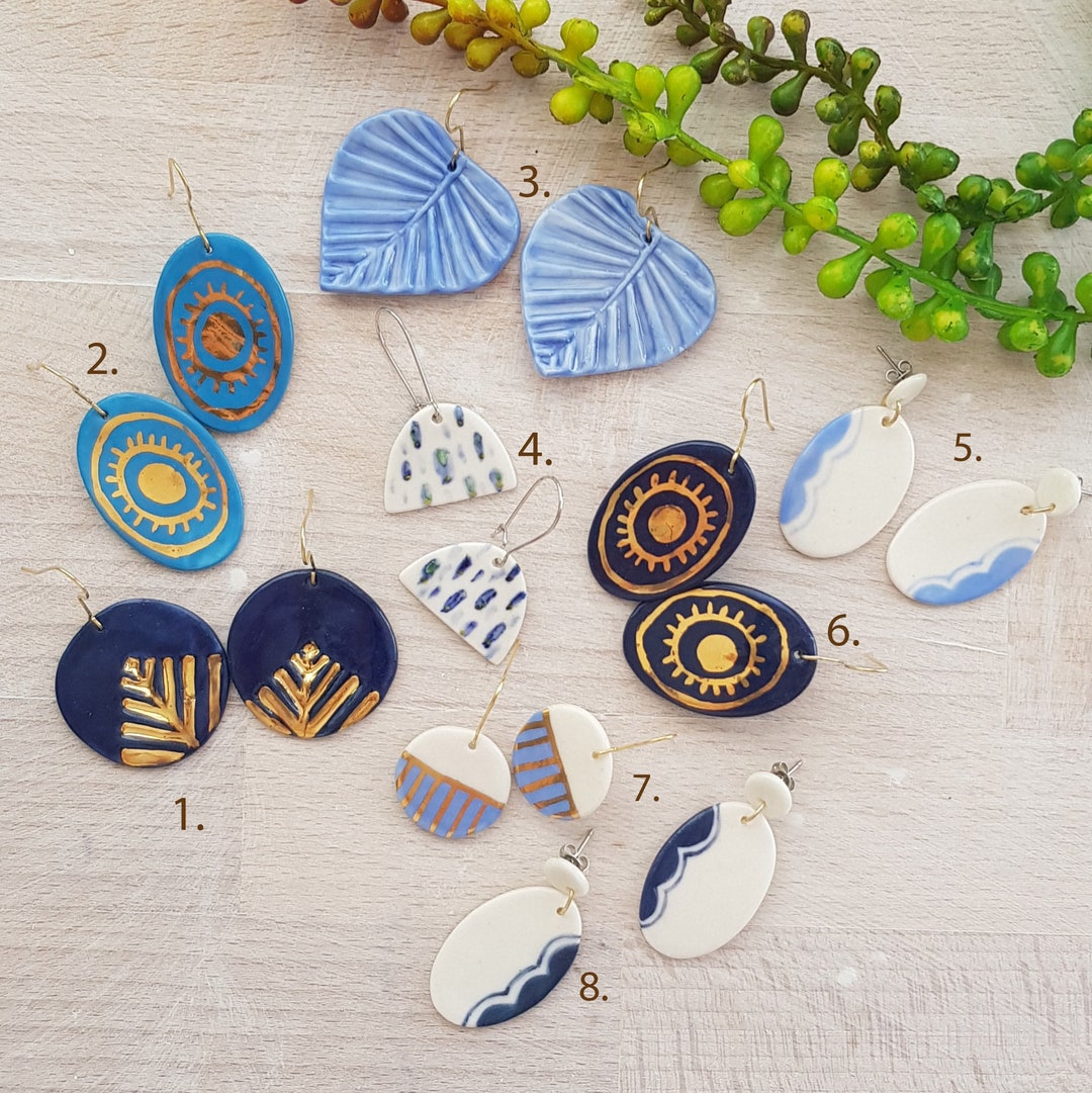 Blue Dangle Collection - Etsy