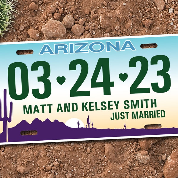 Arizona License Plate Frame - Etsy