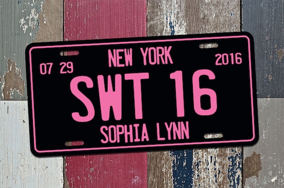 License Plate Car Tag Personalized Personalized License | Etsy