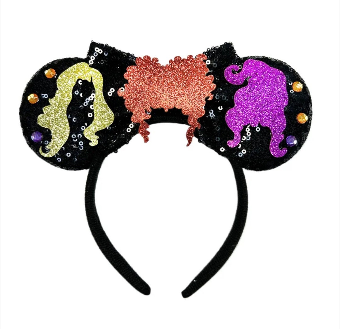 Mickey Ears Hocus Pocus Minnie Mouse Ears for Halloween Mickey Mouse ...