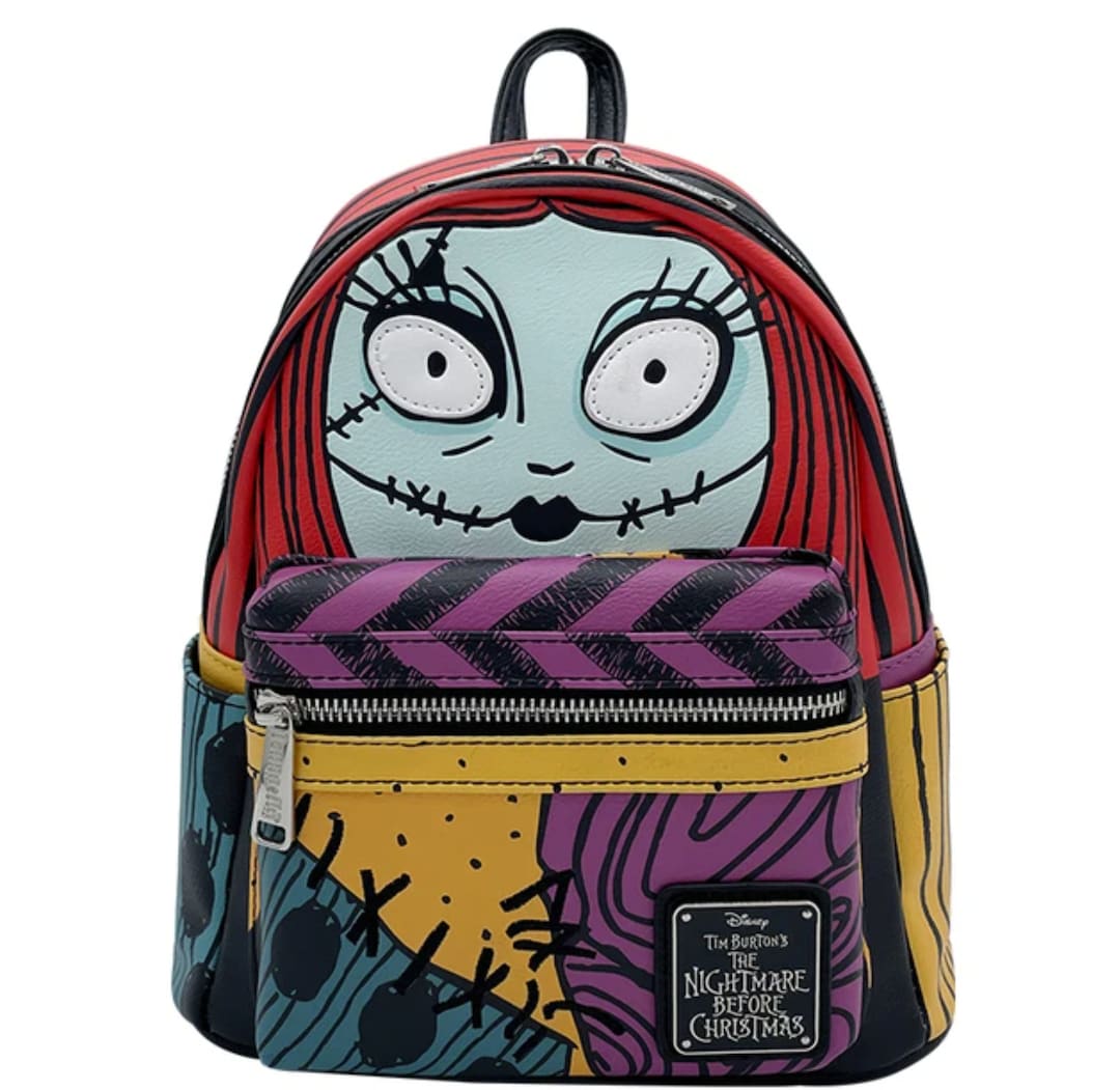 Nightmare Before Christmas Jack Skellington Loungefly Backpack Sally ...