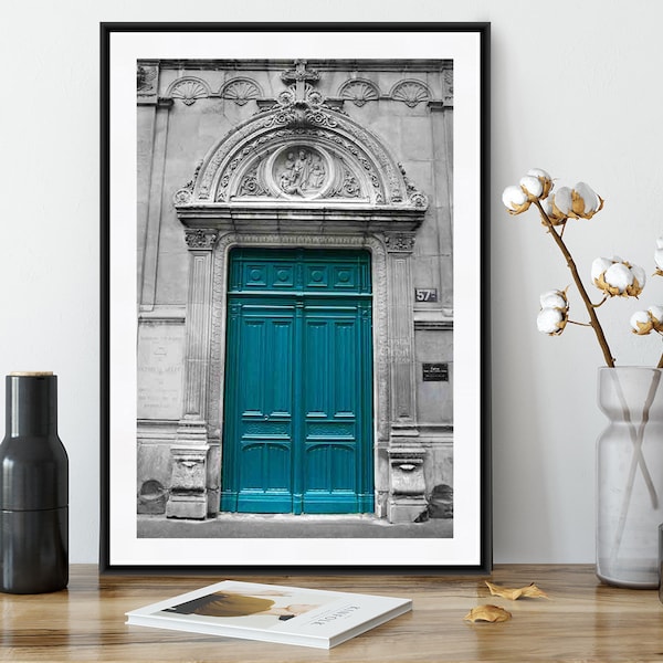 Paris Blue Doors - Etsy