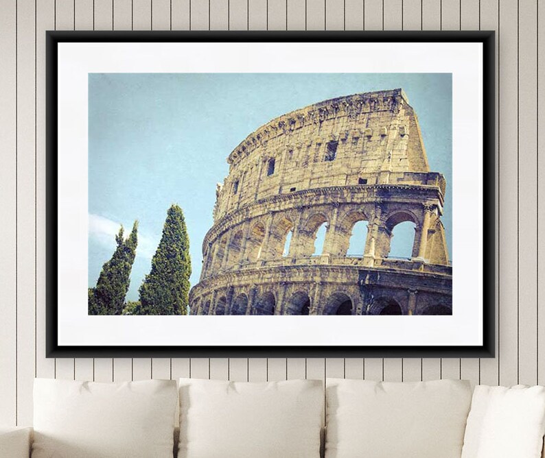 Rome Photography, Roman Colosseum, Rome Italy Art Print, Rome Wall Art ...