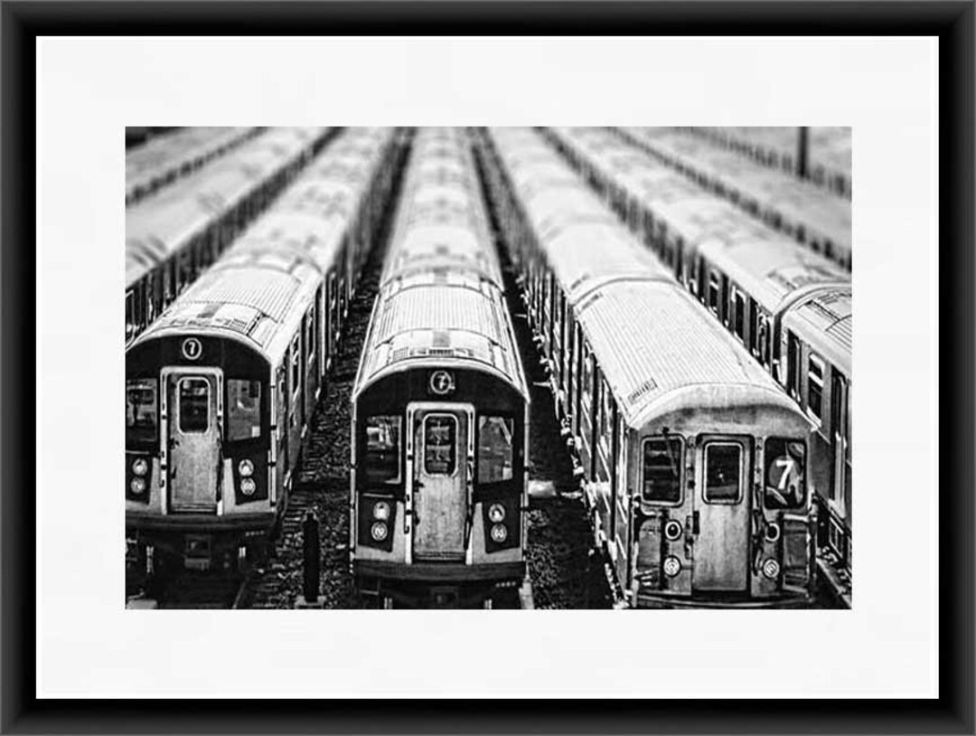 Train Photography, Train Decor, Railroad Photography, Black and White ...