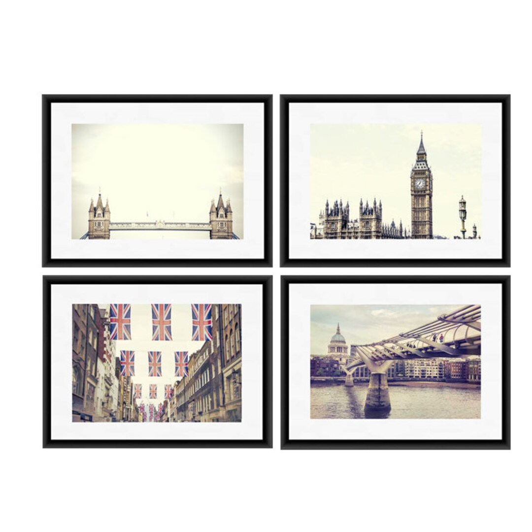 London Print Set, London Photography, "london Series" London Prints ...