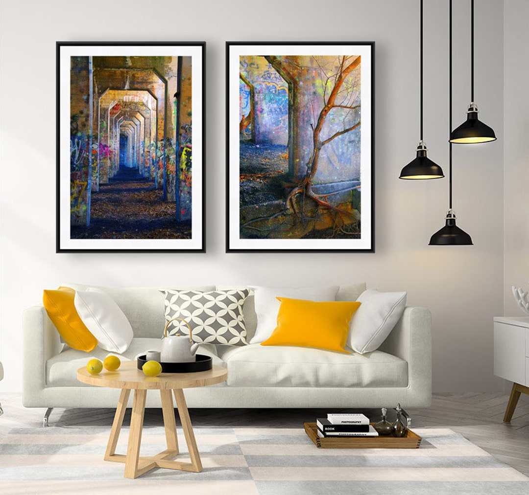 Graffiti Print Set, Living Room Wall Art Set, Urban Decor, Graffiti Art ...