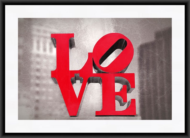 Philadelphia Love Wall Art Love Sign Philadelphia Love | Etsy