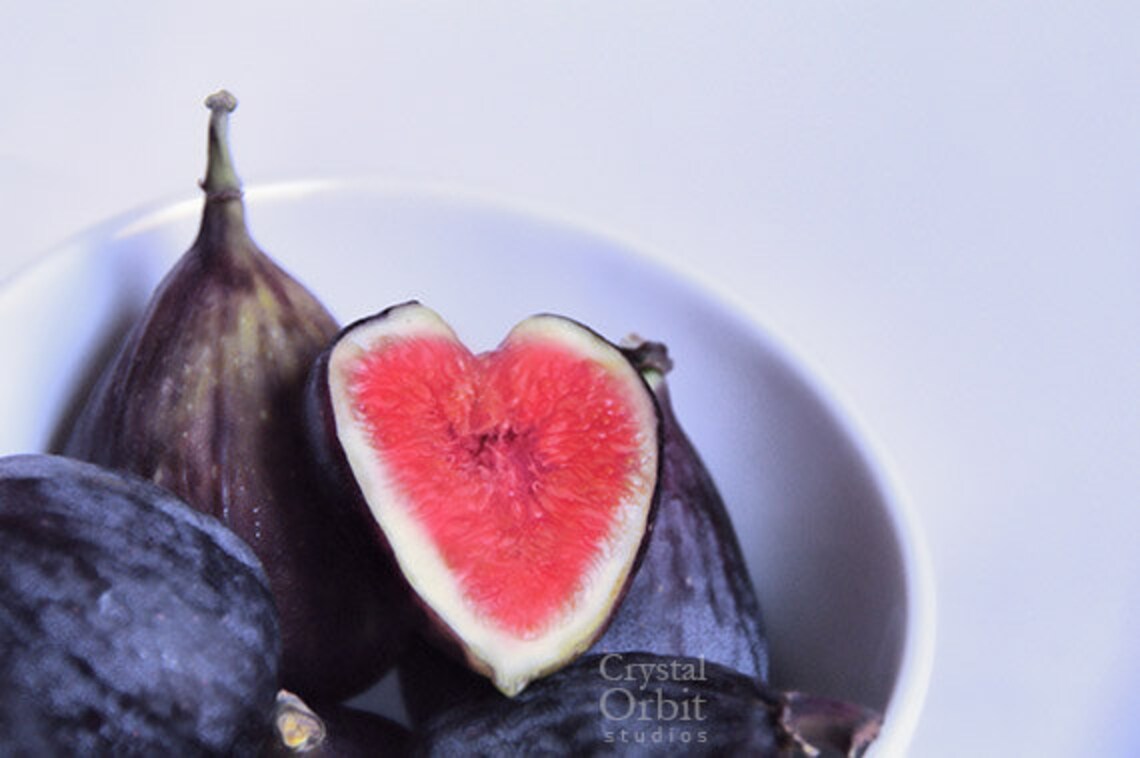 Fig Print Food Photography Rustic Kitchen Decor Still Life | Etsy