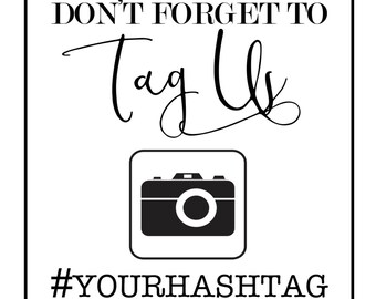 Social Media Sign - Etsy